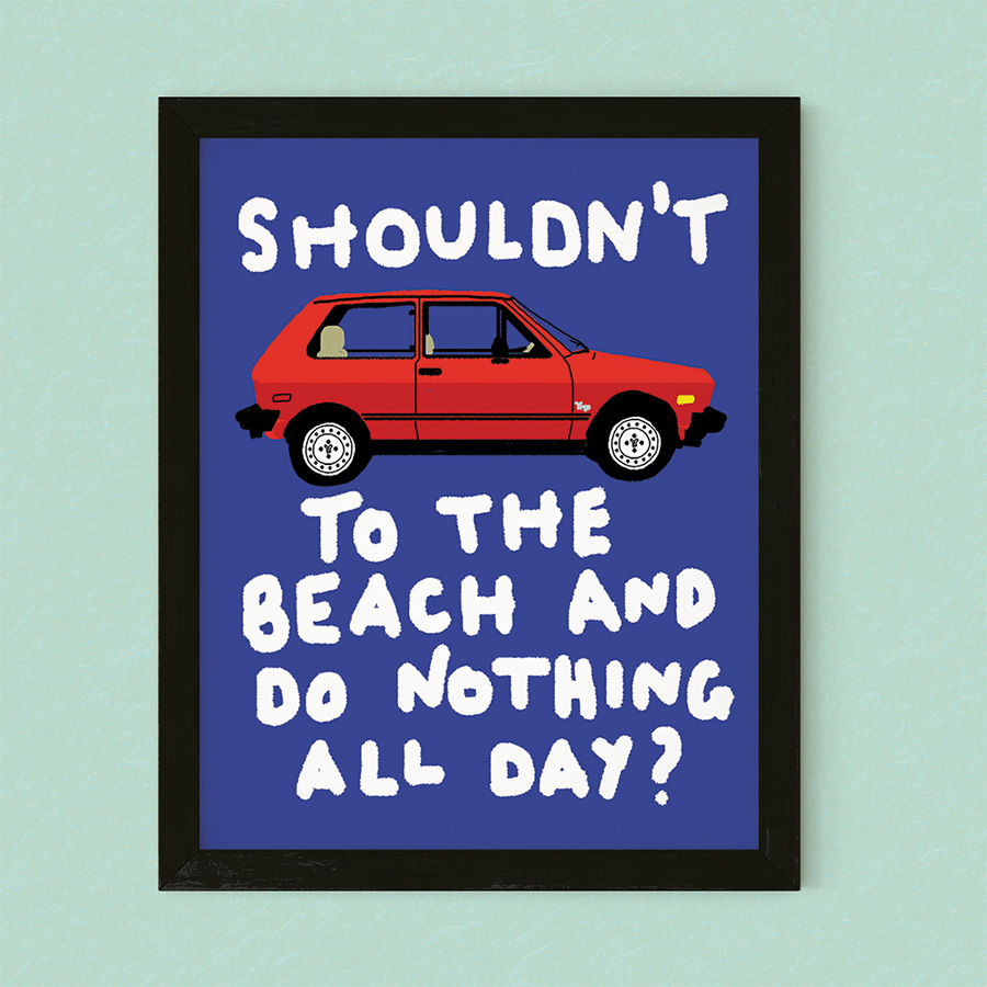 yugo beach - Wall Notion